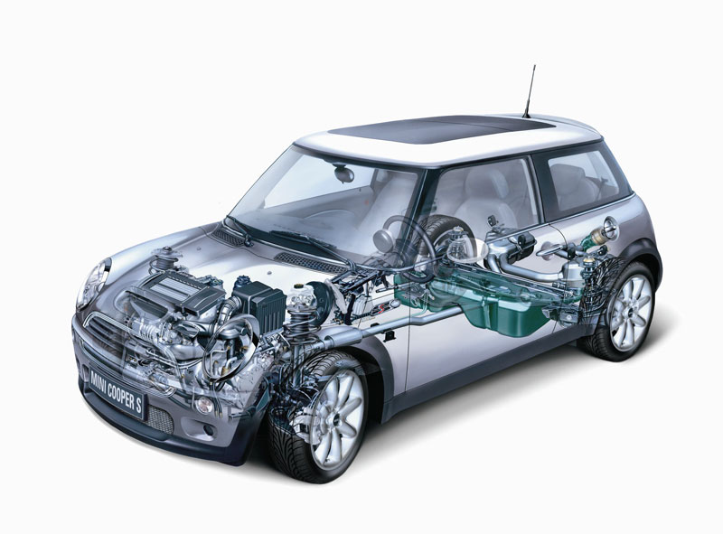 MINI Cutaway Art - North American Motoring